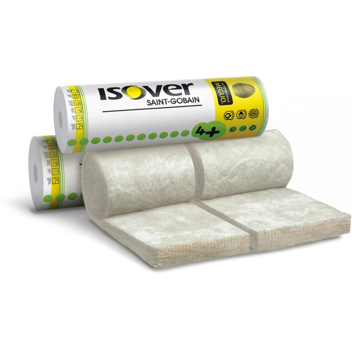 Isover - Acustipar 4+ lana vetro a rotoli per isolamento termico e acu — Archimedil